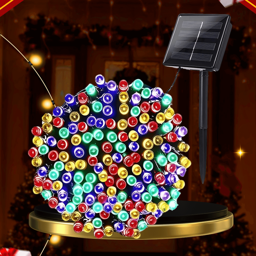 Luces De Navidad Con Panel Solar Humitostore Facebook